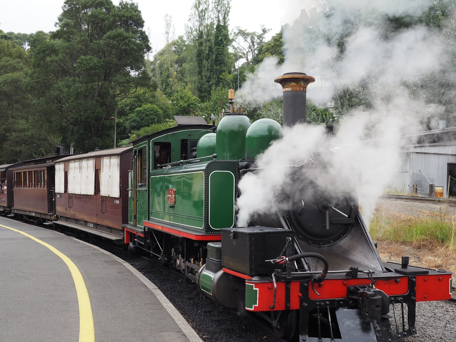 Reisen - Erlebnisse - Impressionen: Dandenong Ranges - Dampfzug Puffing ... Reisen - Erlebnisse - Impressionen: Dandenong Ranges - Dampfzug Puffing ...
