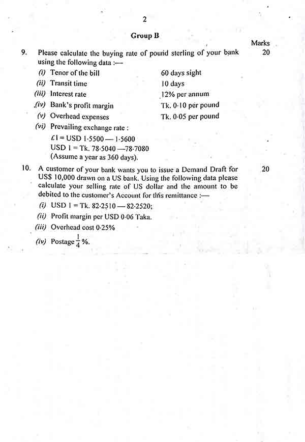 International Trade and Foreign Exchange Question 2011-2018 - Banking ...