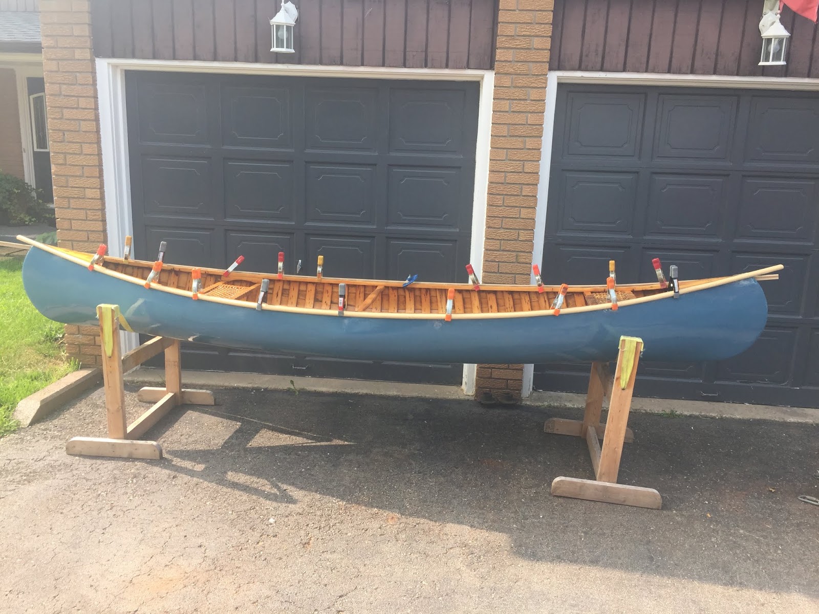 Ravenwood Blog: Huron canoe nearing completion