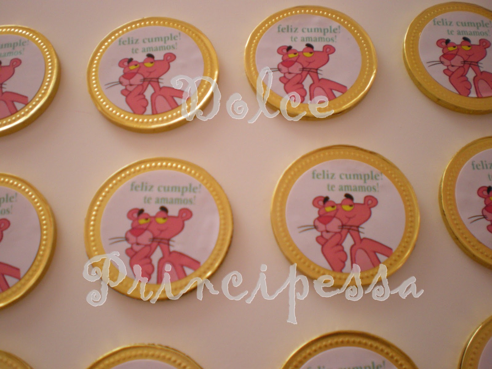 Dolce Principessa: Temática: ¨La Pantera Rosa¨ golosinas personalizadas ...