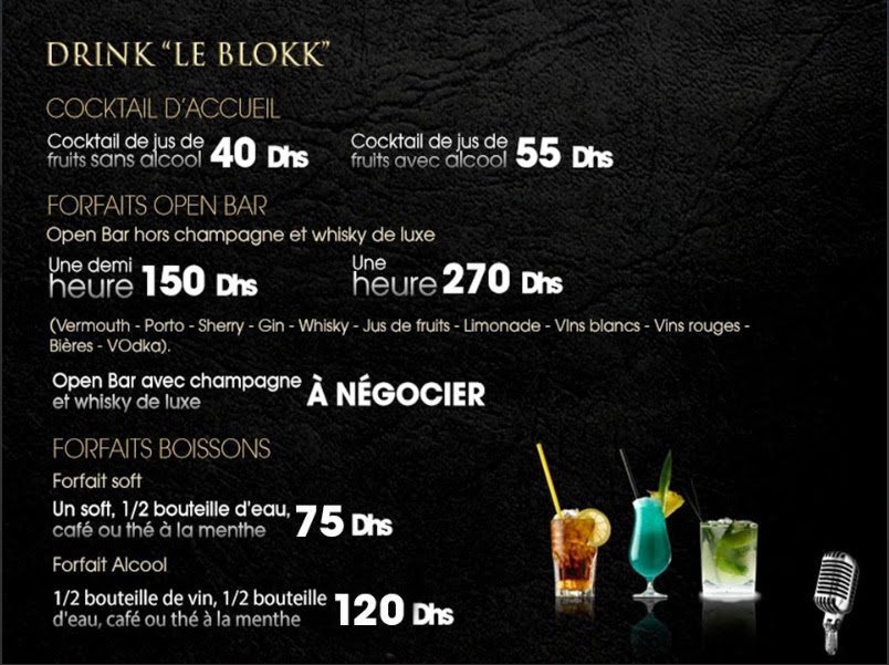 Diner spectacle Marrakech: Restaurant le BLOKK Marrakech: Live Show