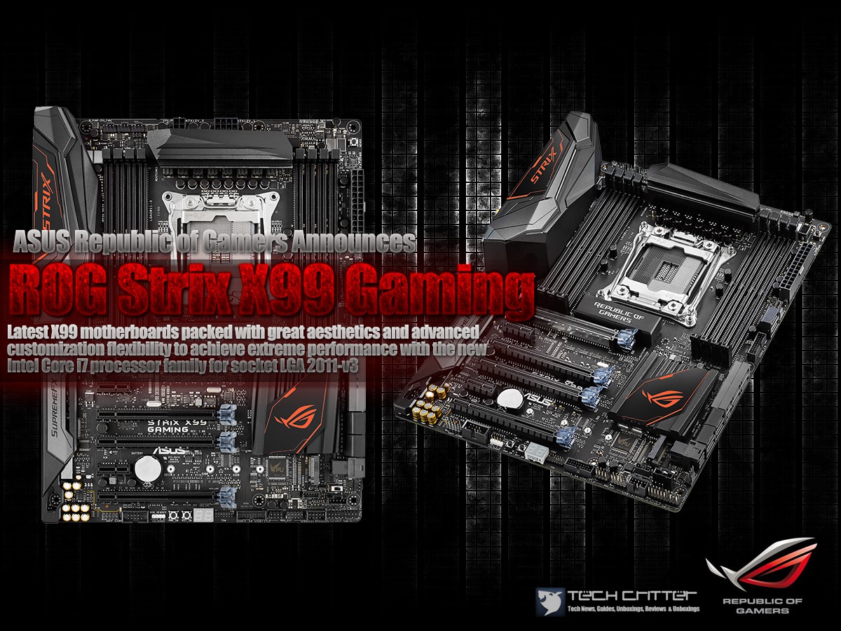 ASUS Republic Of Gamers Announces All-New ROG Strix Motherboards