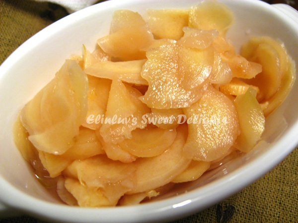 Elinluv's Tidbits Corner: Gari ガリ (Japanese Pickled Ginger)