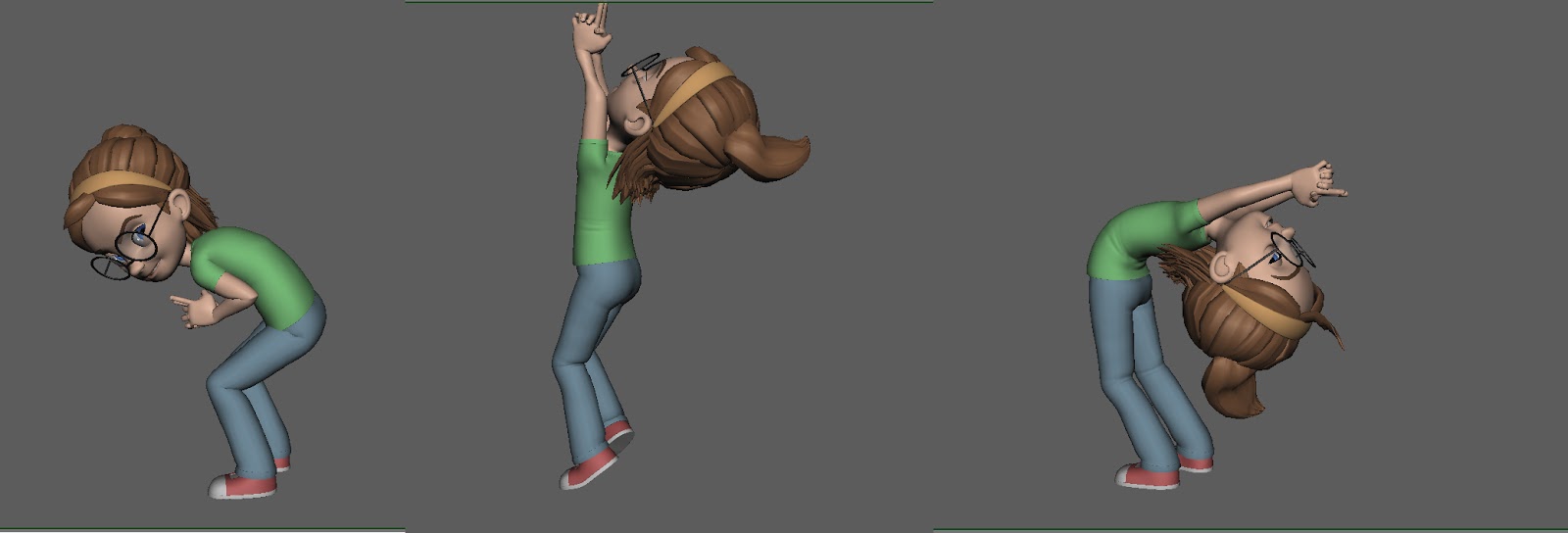 Ant Faulkner: Minor: Key Poses and Inbetweens