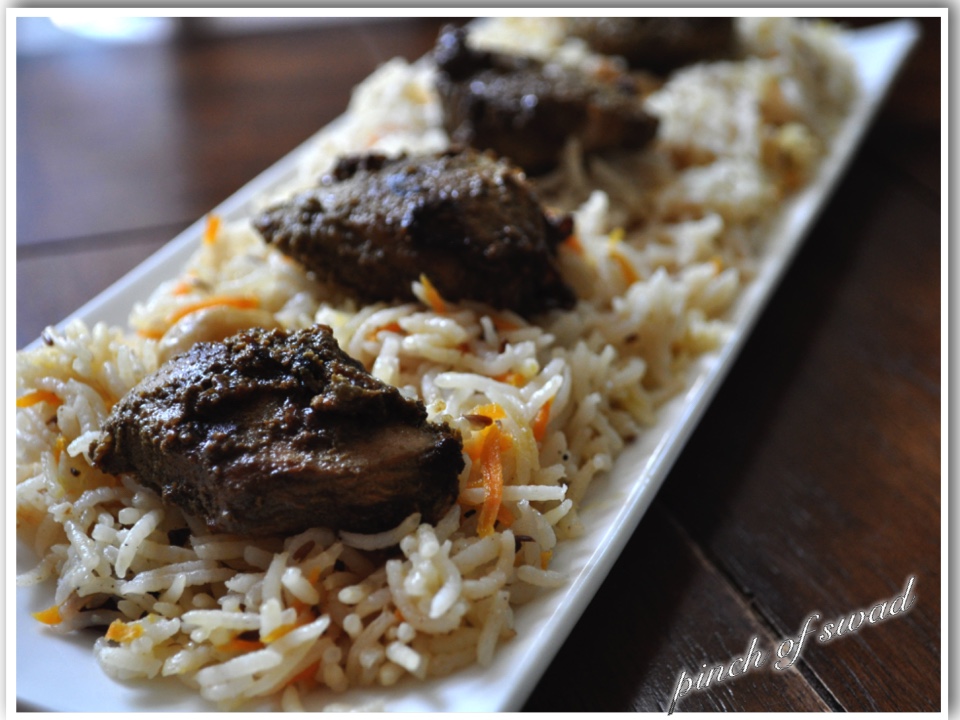 Pinch Of Swad - taste that hits the spot!: Bukhari Rice with Mint ...