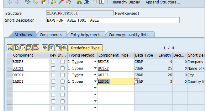 Creating BAPI STEP BY STEP