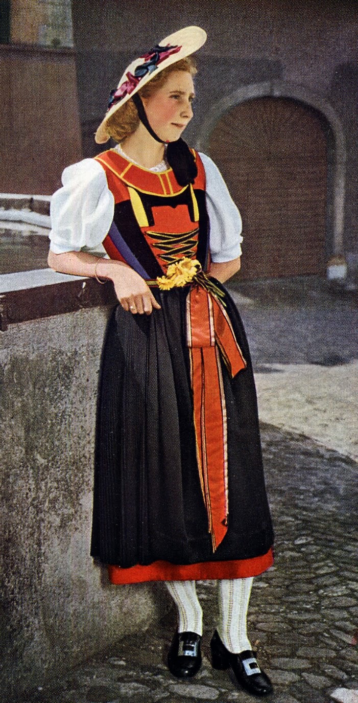 FolkCostume&Embroidery: Overview of Swiss Costume