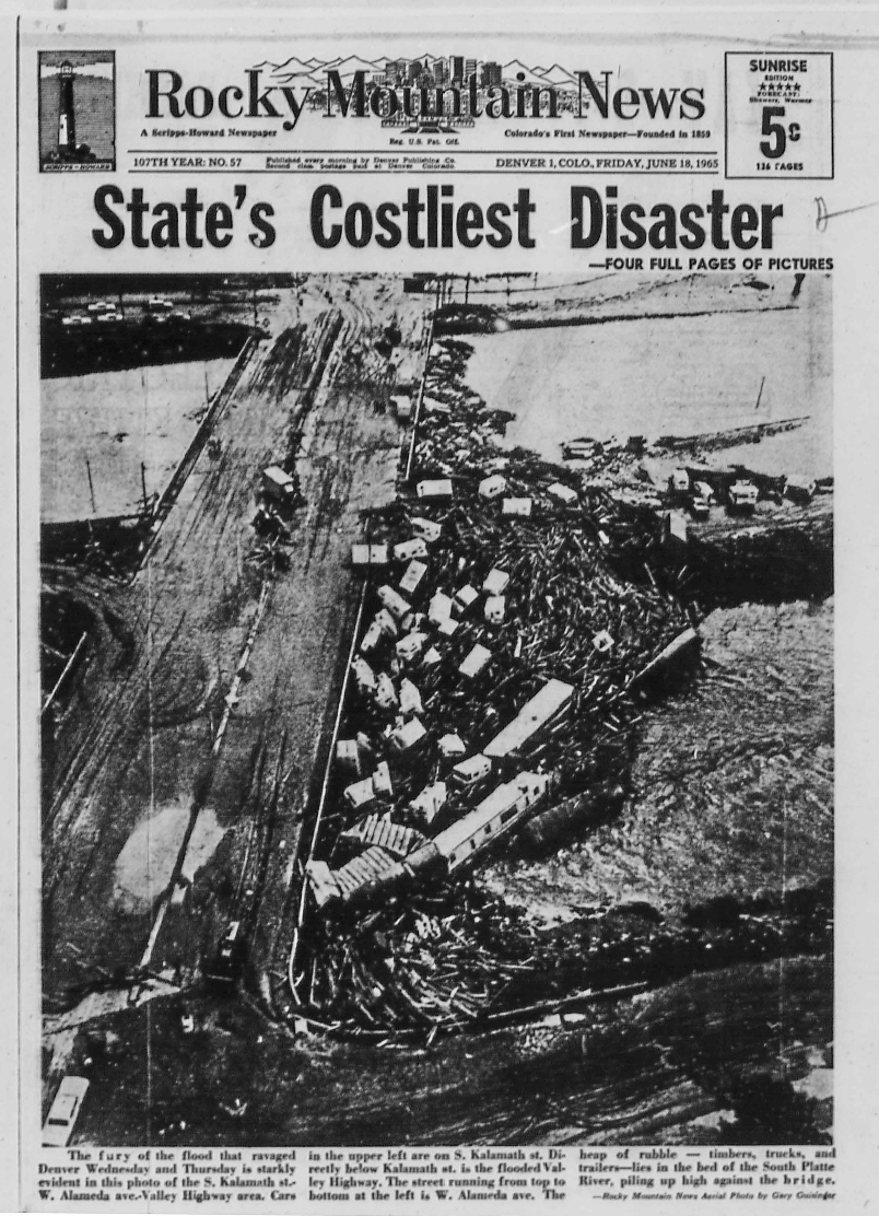 DENVER FIRE JOURNAL Western Fire History: SOUTH PLATTE - 1965