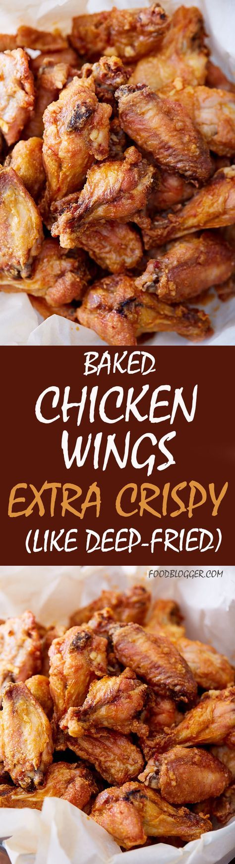 Extra Crispy Baked Chicken Wings