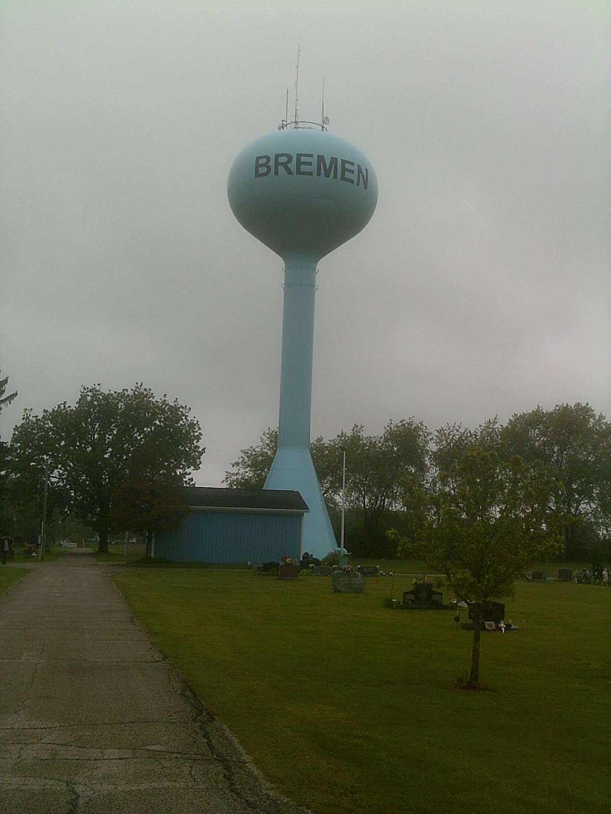 Mike Settles: Bremen Indiana, A Historic Water Tower, and the Downtown ...