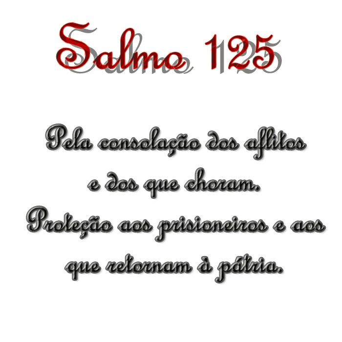 Divino Salmos: Salmo 125
