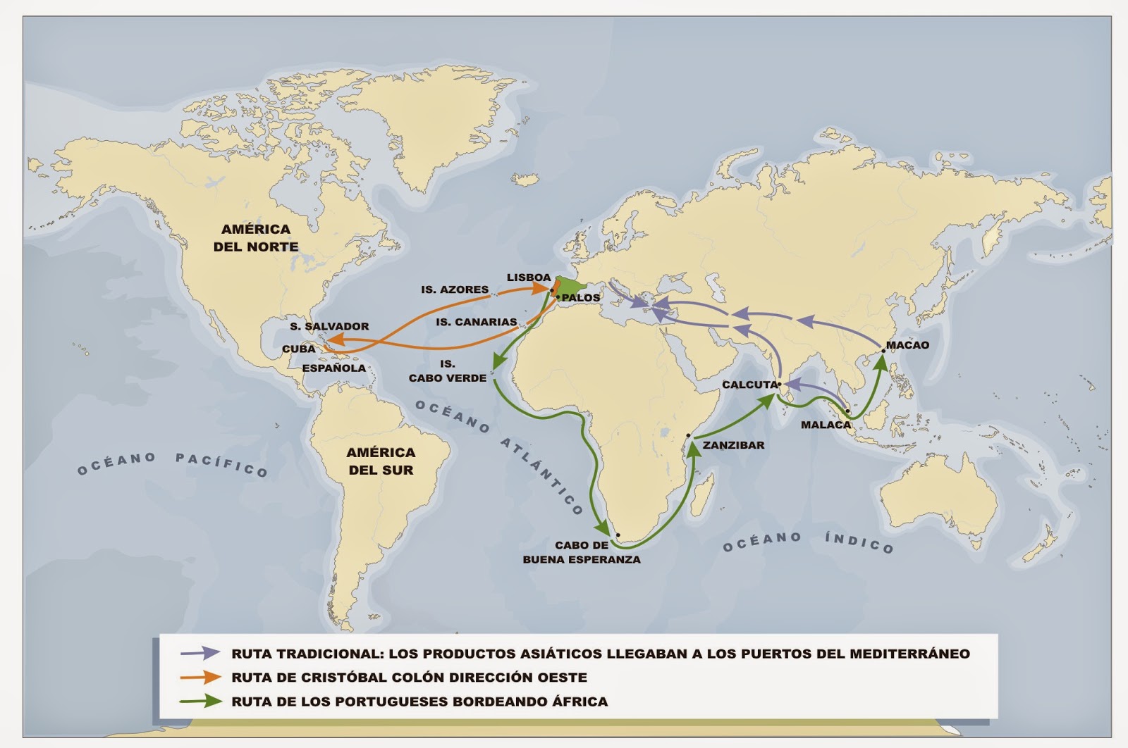 Profesor de Historia, Geografía y Arte: Mapas de la Edad Moderna