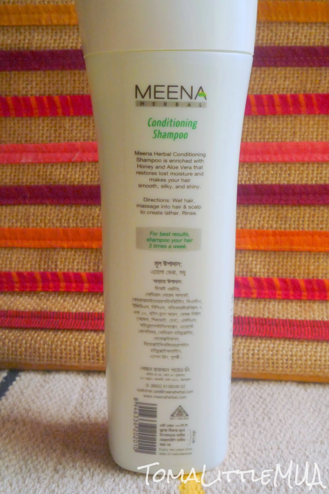 Meena Herbal Conditioning Shampoo : Review - Little Mua Blog