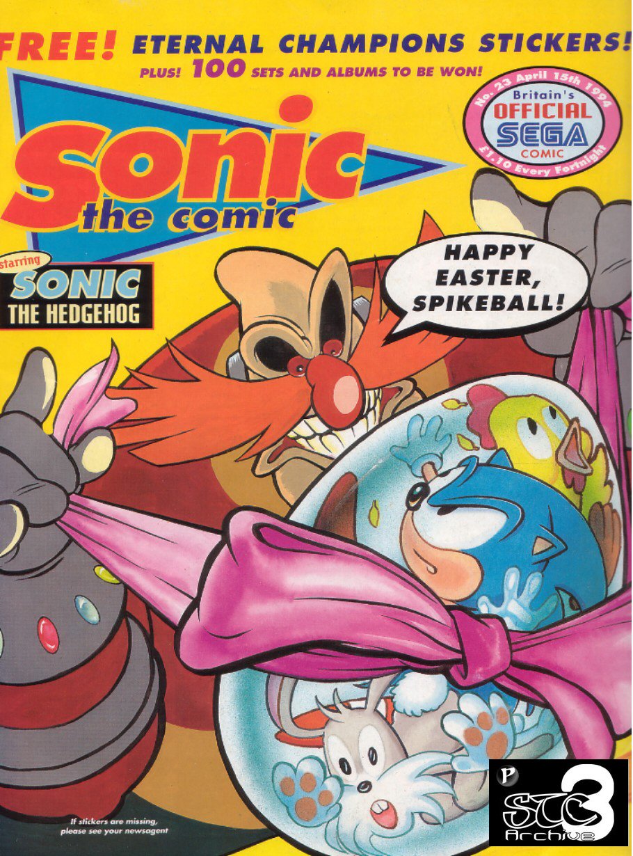 VGJUNK: SONIC THE COMIC COVERS