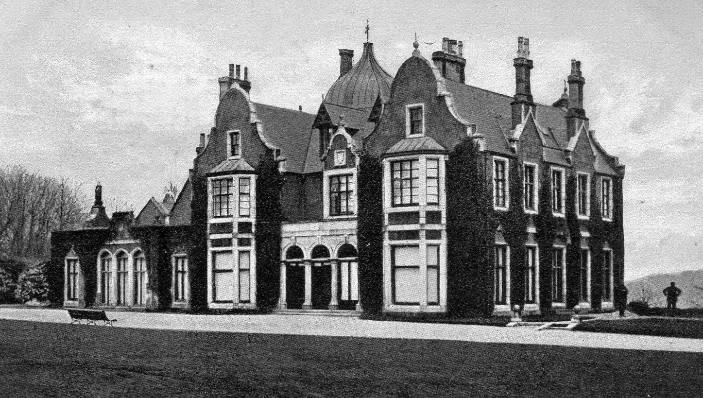 Tour Scotland: Old Photograph Stoneywood House Scotland