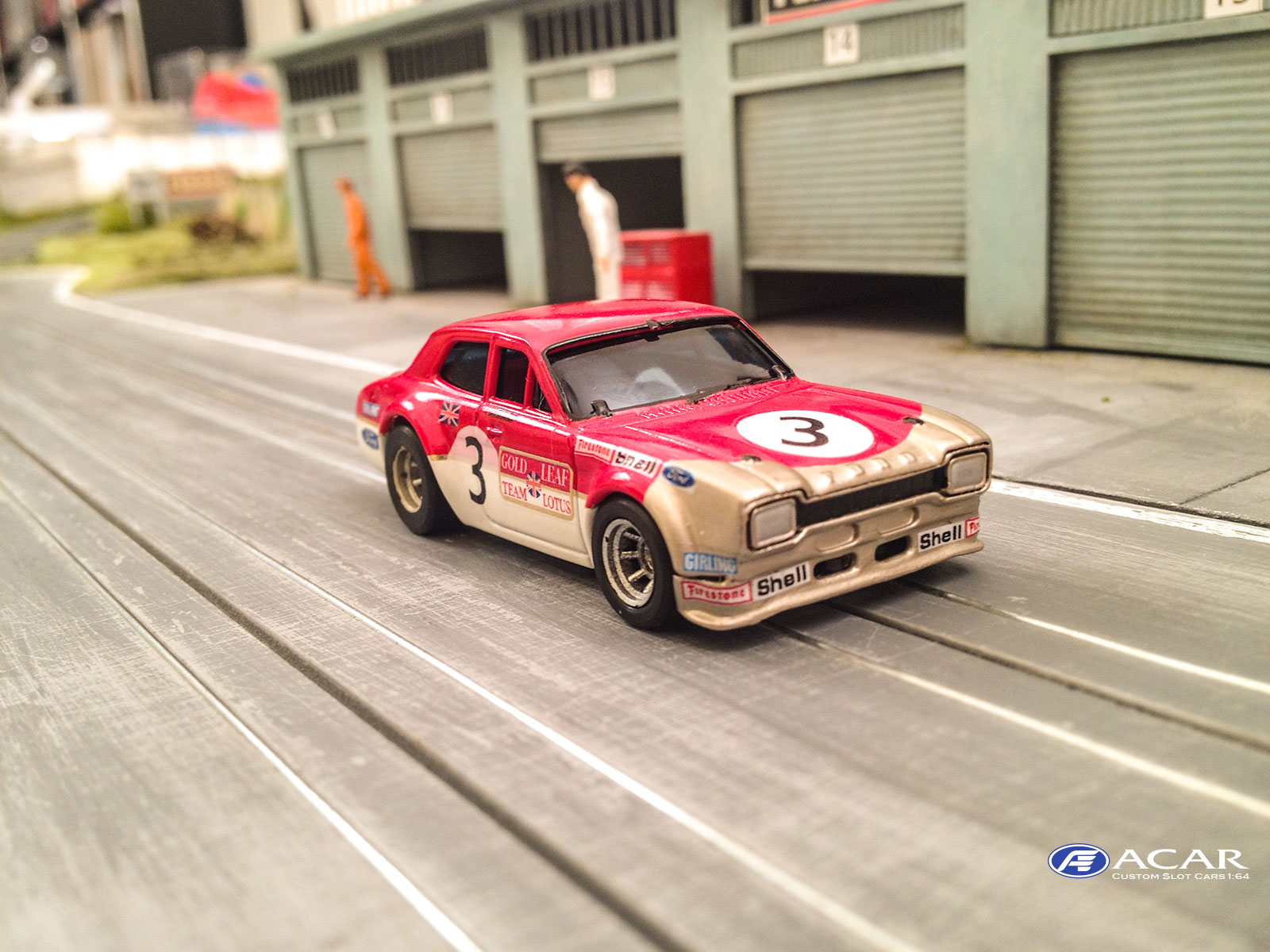 ACAR FOREST HILL - SLOTCAR HO CUSTOM: AFX FORD Escort MK1 TC Slotcar ...