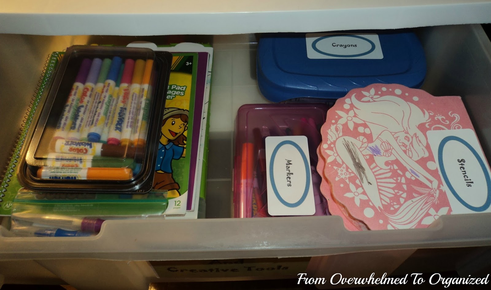 Organizing Ideas For The Weekend: Organizing School Supplies | From ...