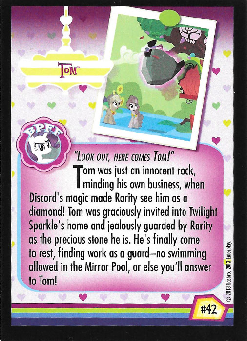 MLP Tom Trading Cards | MLP Merch
