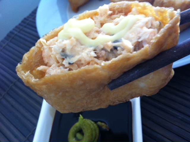 Samantha's Kitchen: Inari Salmon Sushi