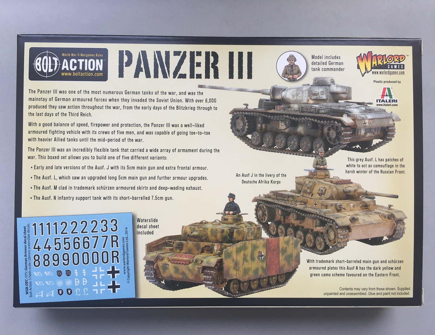 Kostka Domina: Unboxing Warlord Games Panzer III