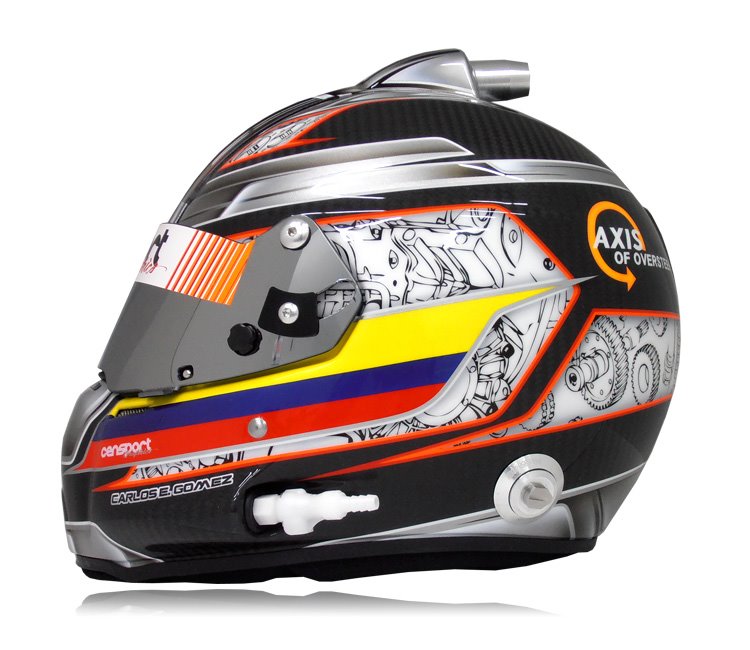 Racing Helmets Garage: Stilo ST4 C.E.Gomez by Censport Graphics