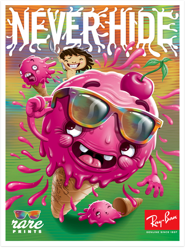 DESIGNS OF THE DAY: Ray-Ban Rare Prints Poster Campaign