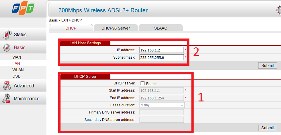 FreeHome: Cấu Hình thiết bị HG531 Wifi 4 Port của FPT làm AP