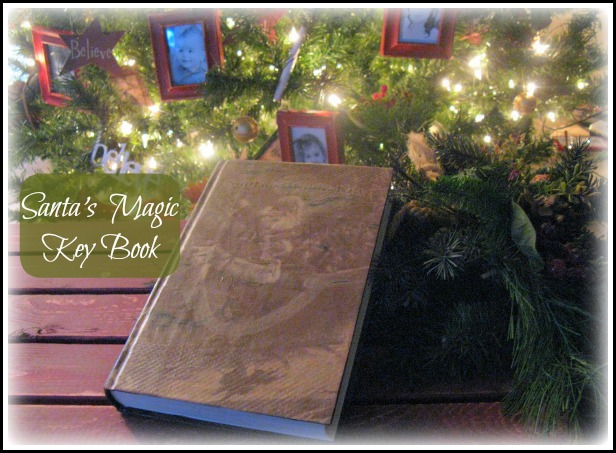 Santa's Magic Key Book Christmas Craft - onecreativemommy.com
