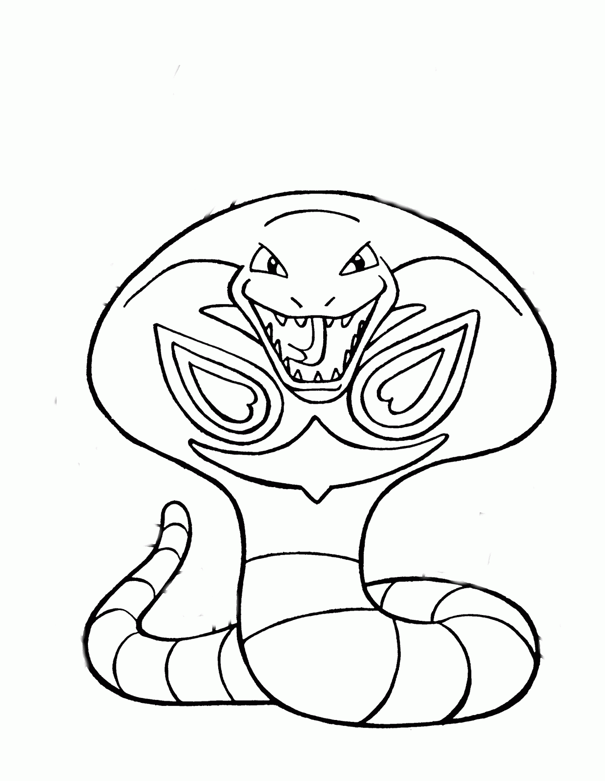 Pokemon Arbok Coloring Pages Coloring Pages