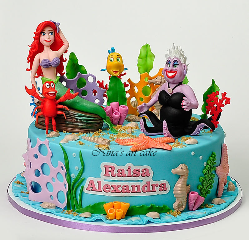 Nina's Art Cake: Tort "Ariel" pentru Raisa