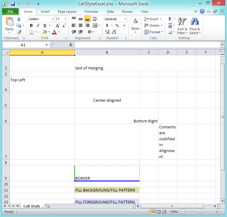 ประเภทของ Cell และการจัด Style ให้ Cell ใน Excel ด้วย Apache POI ...