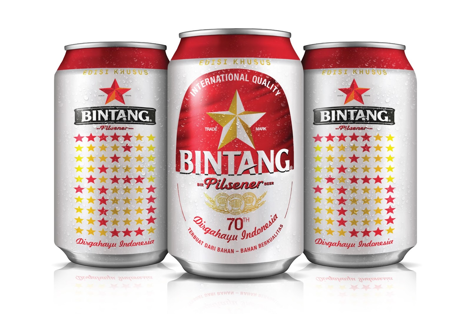Bintang Beer 70th Dirgahayu Indonesia on Packaging of the World ...