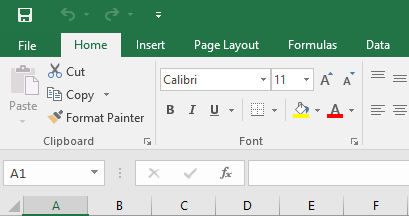 Bagian Dari Microsoft Excel 2016 - Dalem Indonesia