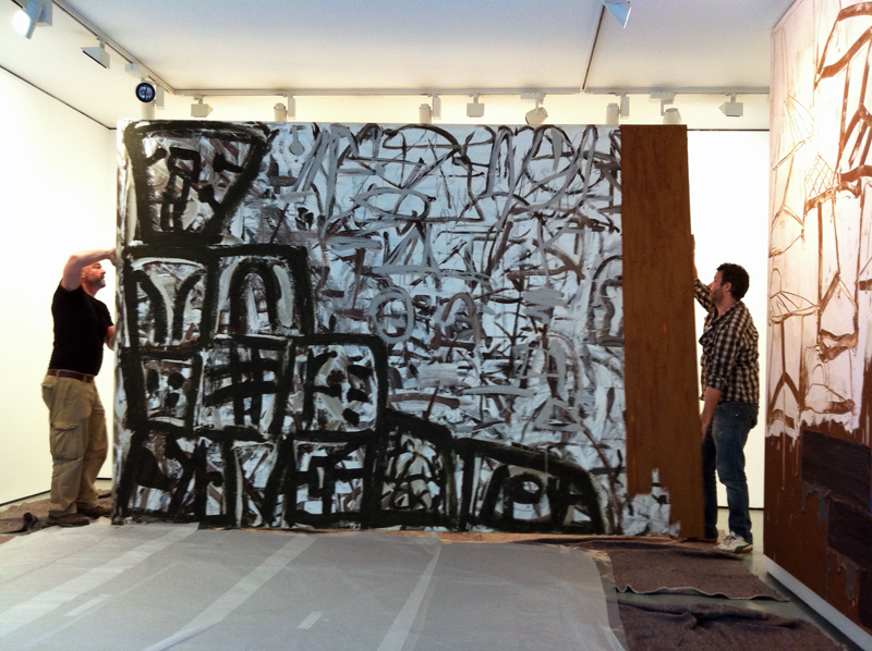 Structure and Imagery: Basil Beattie: Installation Photographs @ James ...