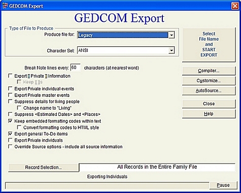 GEDCOM FILES Why? Where? and How?