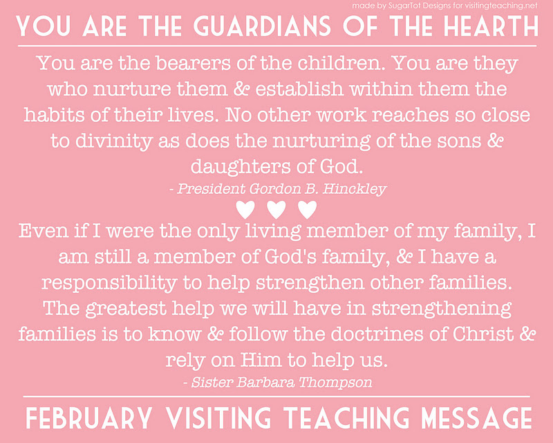 sugartotdesigns: February Visiting Teaching Message - {Free Printable}