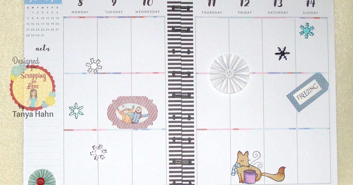 Crafting on Caffeine: Jan Planner Layout