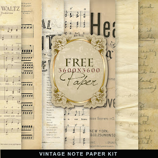 Freebies Old Note Paper:Far Far Hill - Free database of digital ...