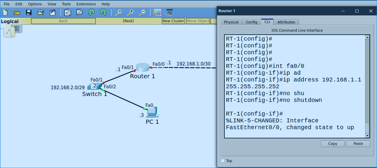 Konfigurasi Dasar Cisco Packet Tracer - TECHNOW