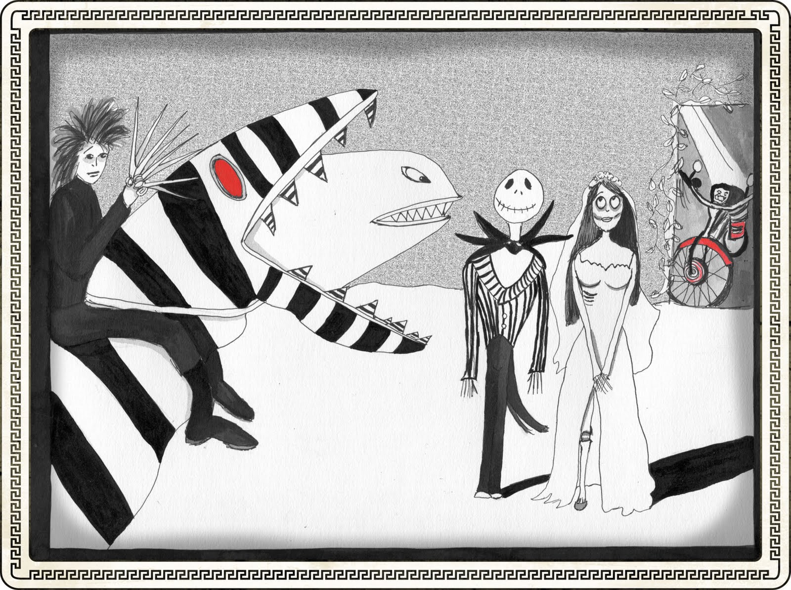 THE COMIC ART ALLIANCE: Tim Burton "Summer Vacation" by Jess Kirby