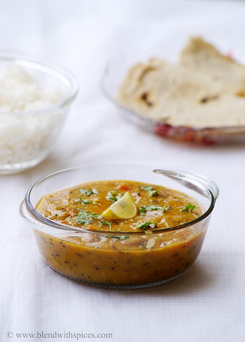 Gujarati Khatti Meethi Dal Recipe ~ Gujarati Recipes - Blend with Spices
