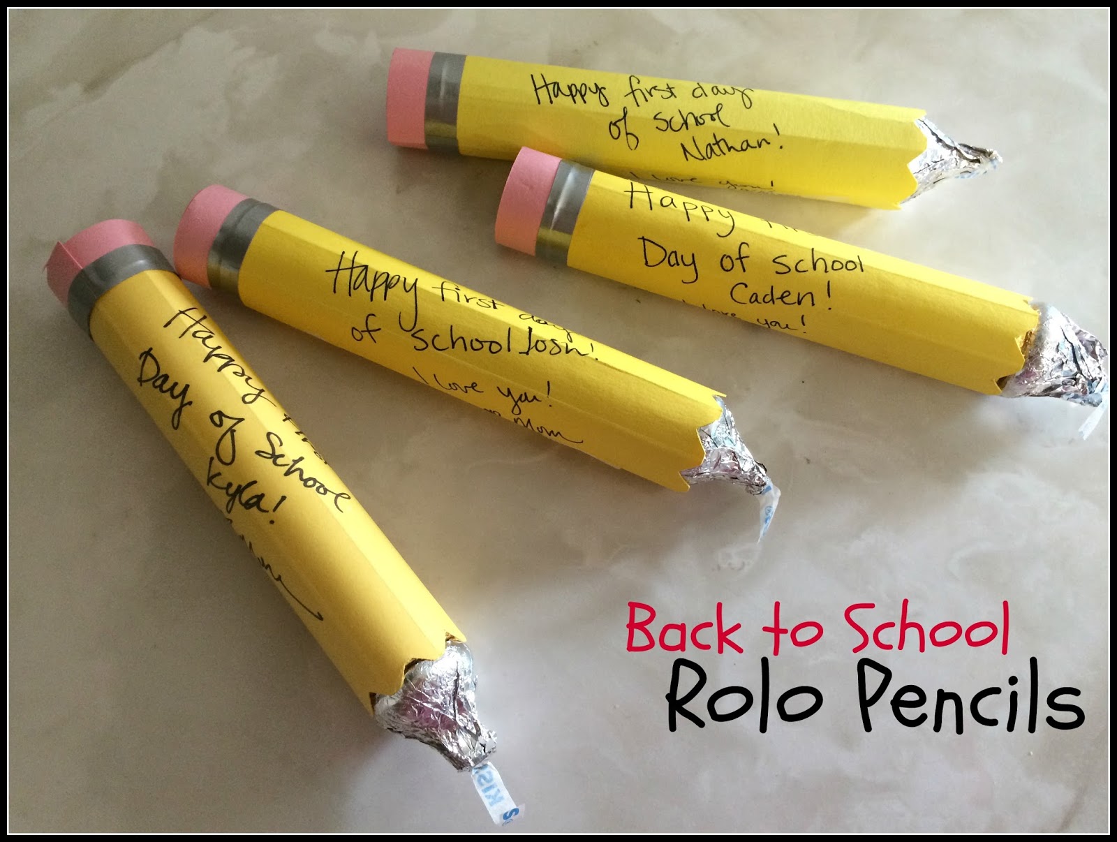 I want to create!: Back to School Rolo Pencils
