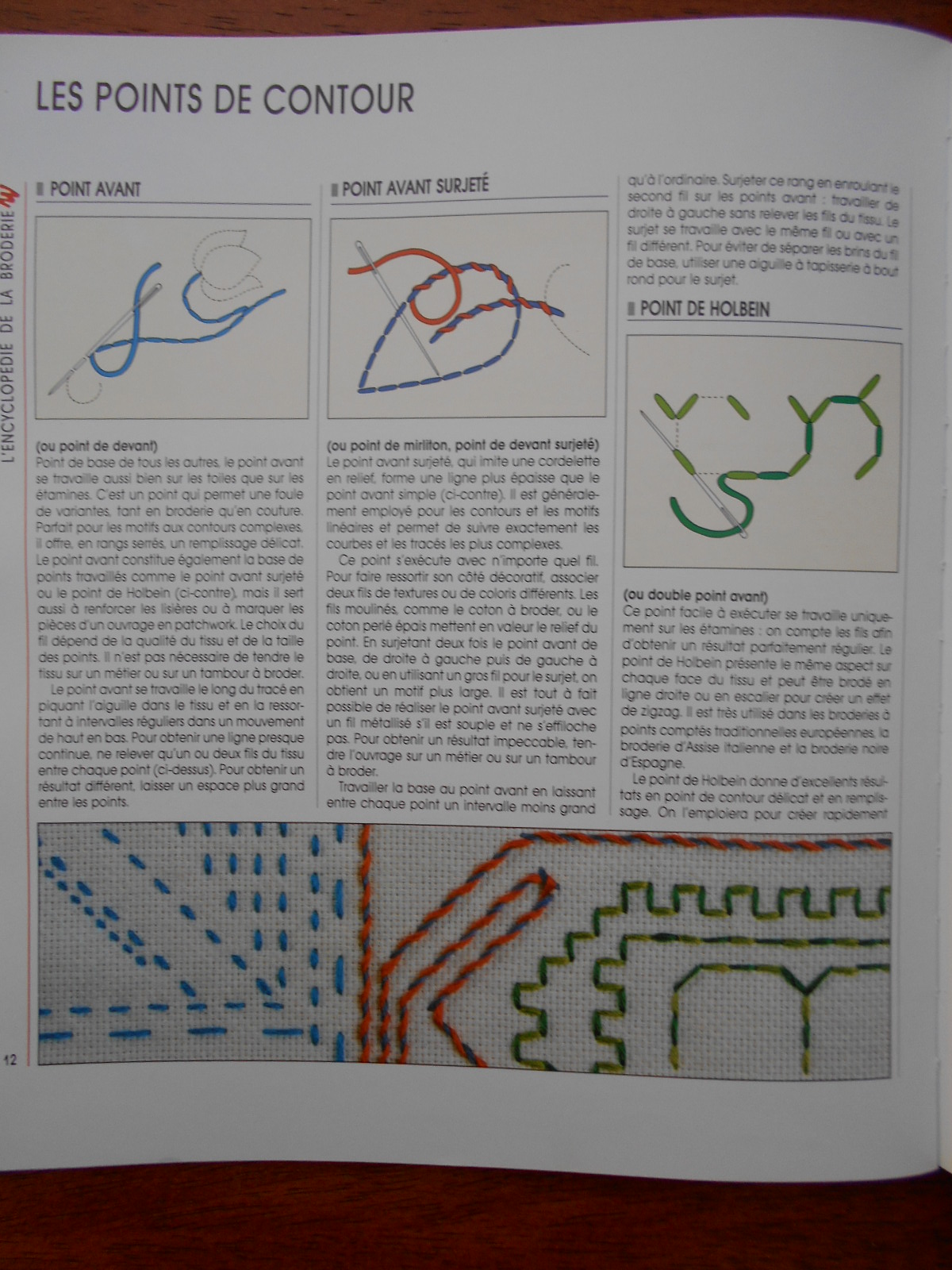 suite des fiches de Broderie