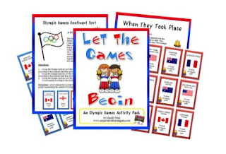 One Less Headache: Fabulous Friday Freebies: Summer Olympic Educational ...