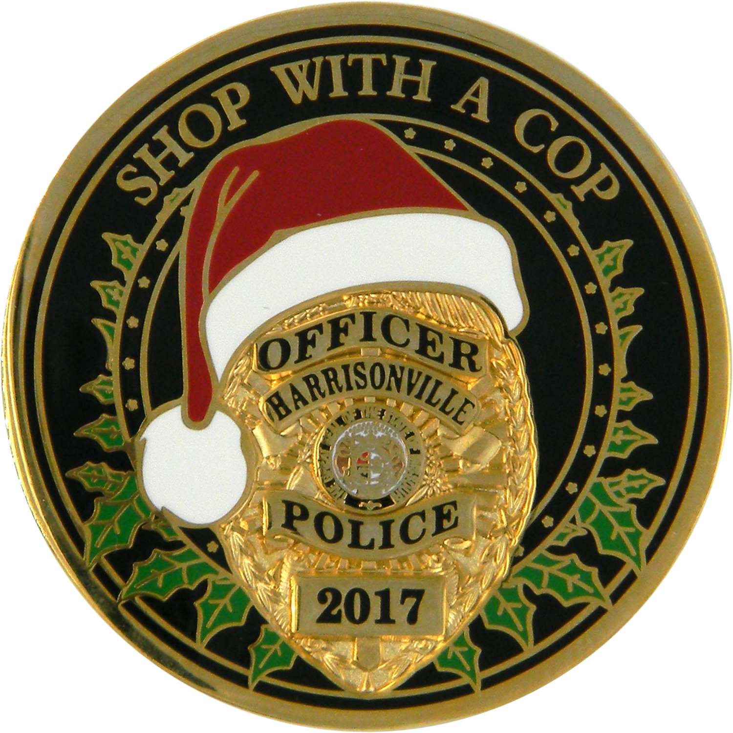 Point Emblems: Harrisonville PD Shop with a Cop Coin