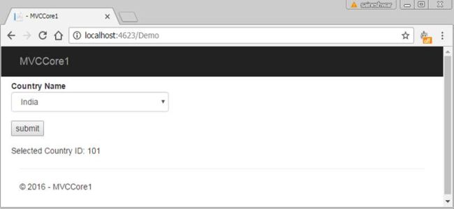 Binding Dropdown List With Database In ASP.NET Core MVC Binding Dropdown List With Database In ASP.NET Core MVC