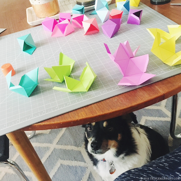 DIY Modern Geometric Rainbow Gem Baby Mobile - Triple Max Tons