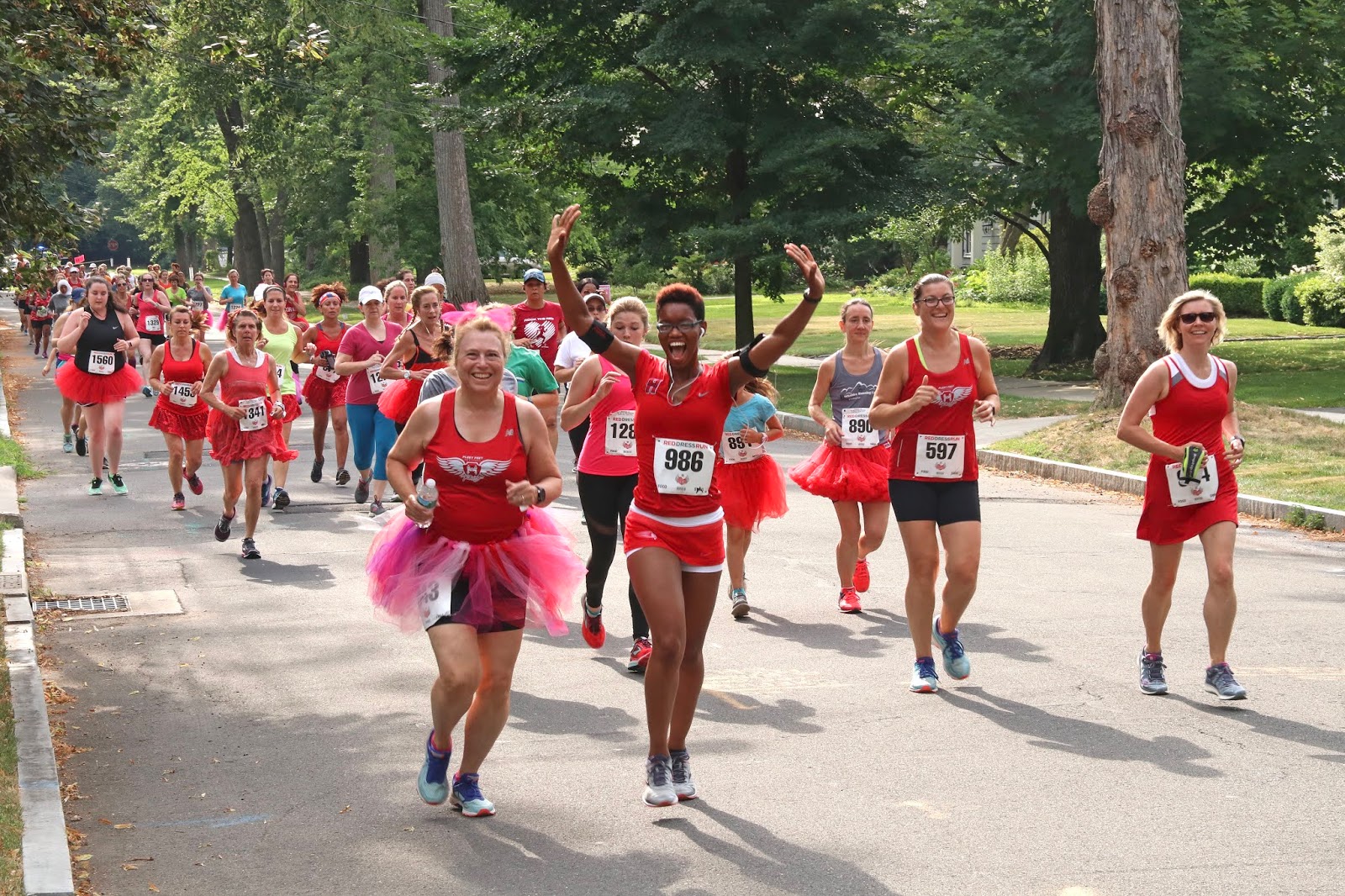 Southwest Daily Images: Red Dress 5K Run for Women
