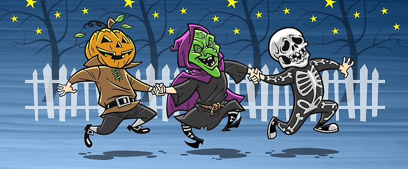 The Horrors of Halloween: HALLOWEEN III Silver Shamrock Masks Artwork ...