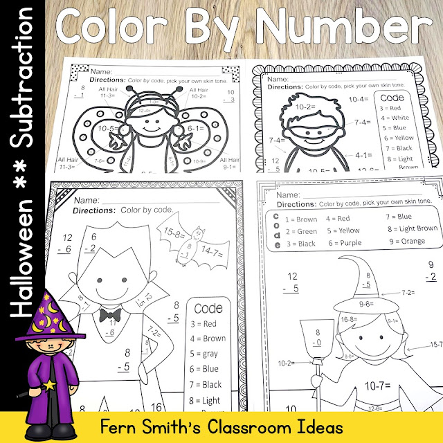 Looking for Some Halloween Fun For Your Addition and Subtraction Math ...